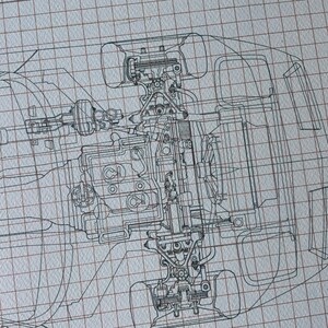 Chevrolet Corvette C4 1984 X Ray Construction Drawing ART Work ...