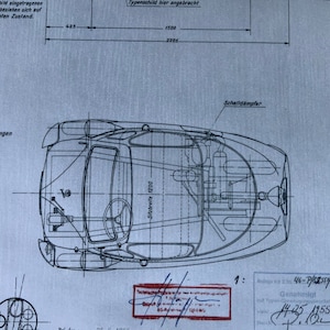 BMW Isetta 250 1955 Original Reproduction Construction Drawing ART Work ...