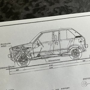Suzuki Alto SS80 1981 Construction Drawing ART Work Blueprint - Etsy