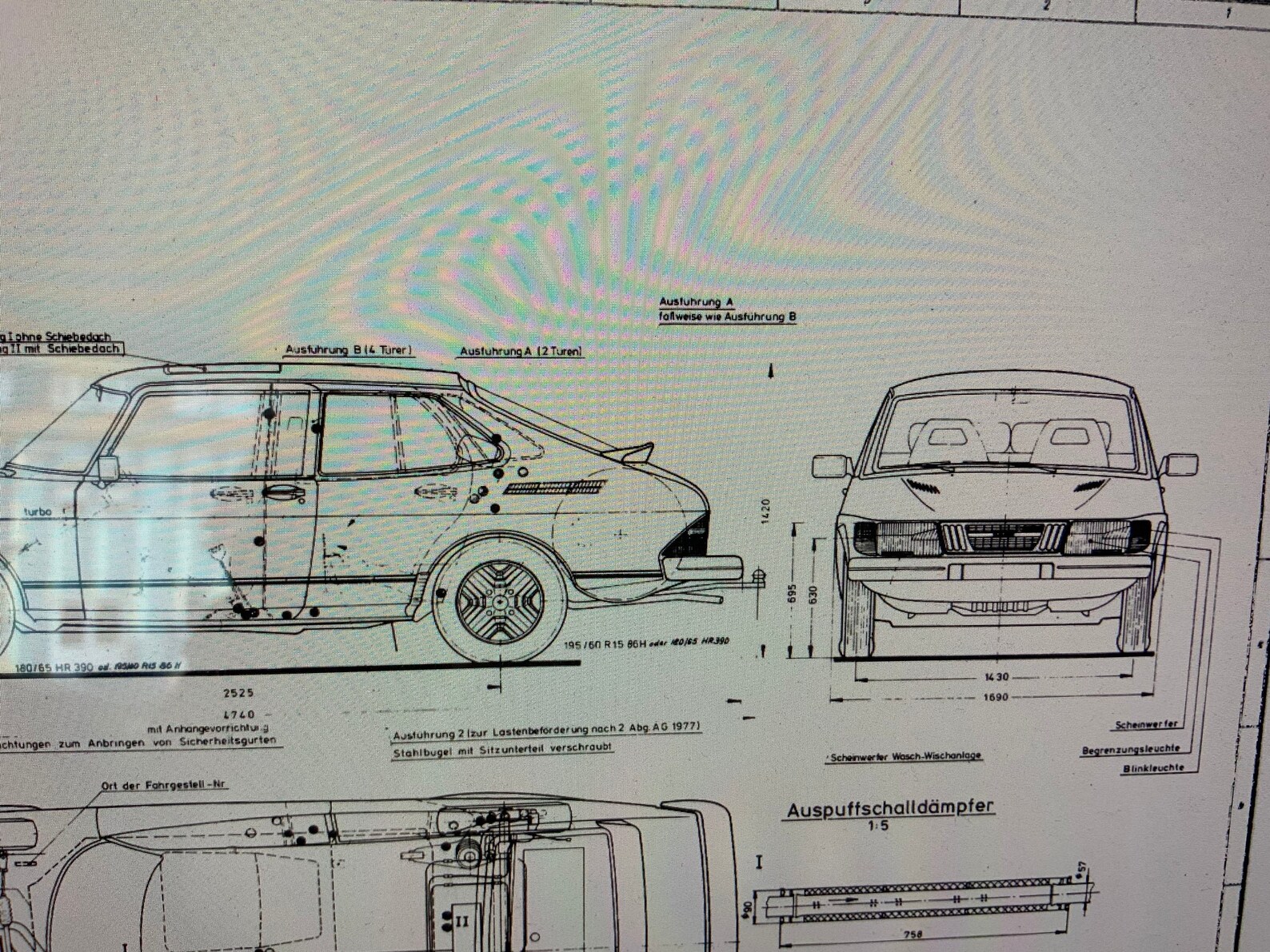 Design Drawing ART Work Saab 900 T 1978 Blueprint - Etsy UK