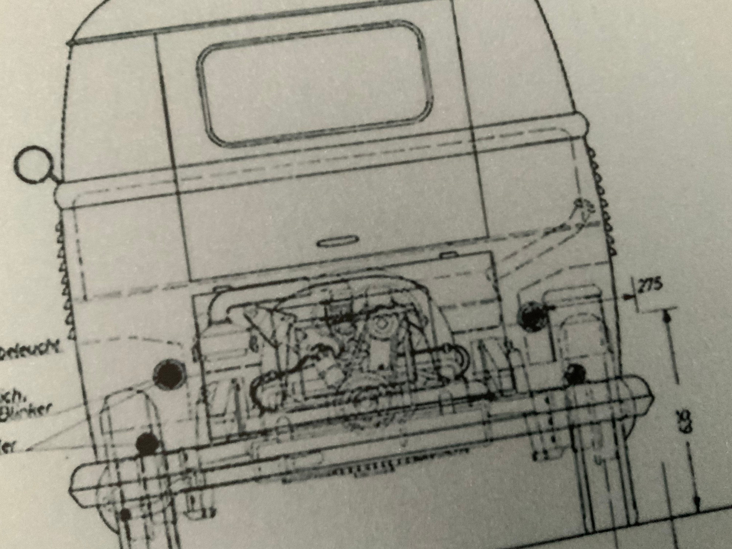 T1 11 Window 1960 Construction Drawing ART Work Blueprint - Etsy