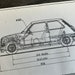 Renault R5 122B ALPINE Turbo Gordini From 1980 Construction Drawing ART ...