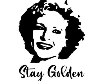Betty White Decal - Etsy