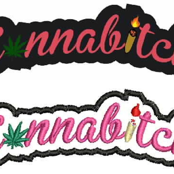 Cannabis Embroidery - Etsy