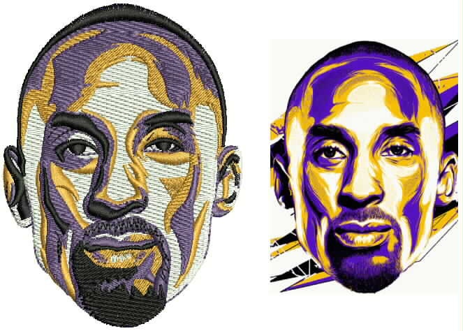 Kobe Face Embroidery - Etsy Singapore
