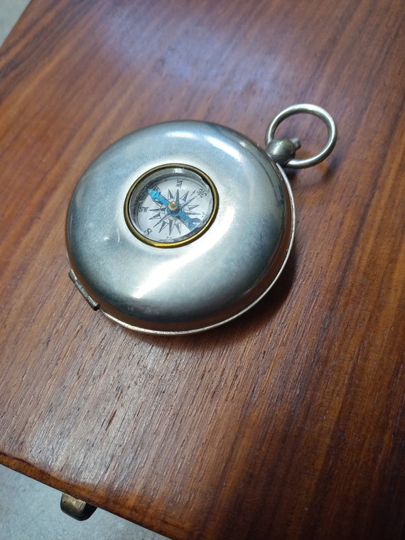 Antique Compass Hunter Case With Collapsible Tumbler | Etsy