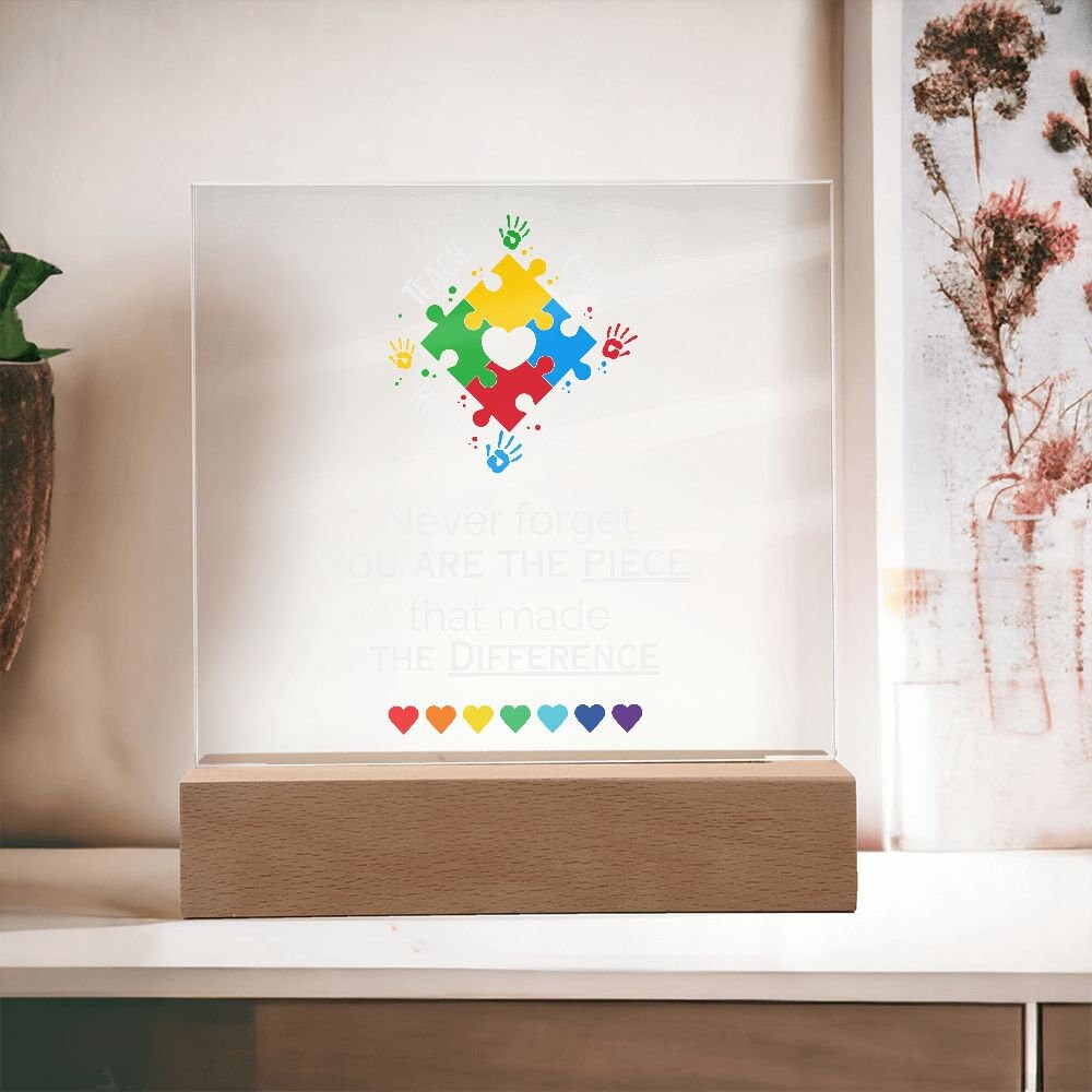 Autism Teacher Acrylic Plaque, Teacher Appreciation Gifts, Teacher ...