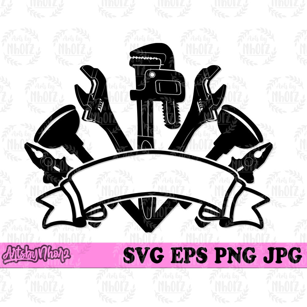 Plumber Tools Svg, Plumber Dad Svg, Plumber Clipart, Plumber Tools Png ...