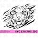 Tiger Scratch Svg | Safari Life Clipart | Big Tiger Claws Cut File ...
