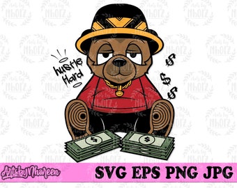 Bandit Bear Cut File - Etsy