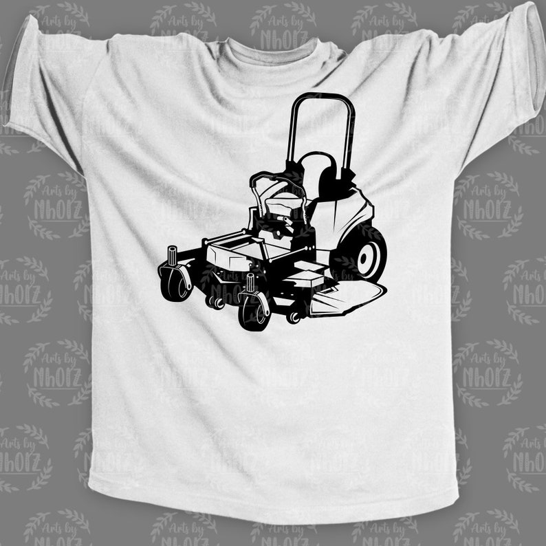 Zero Turn Lawn Mower Svg Lawn Mower Clipart Lawn Mower - Etsy