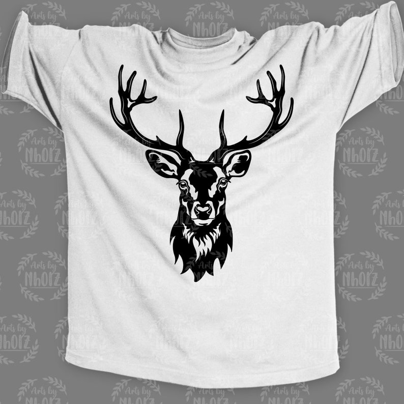 HirschKopf Plotterdatei HirschKopf svg HirschKopf Clipart - Etsy.de