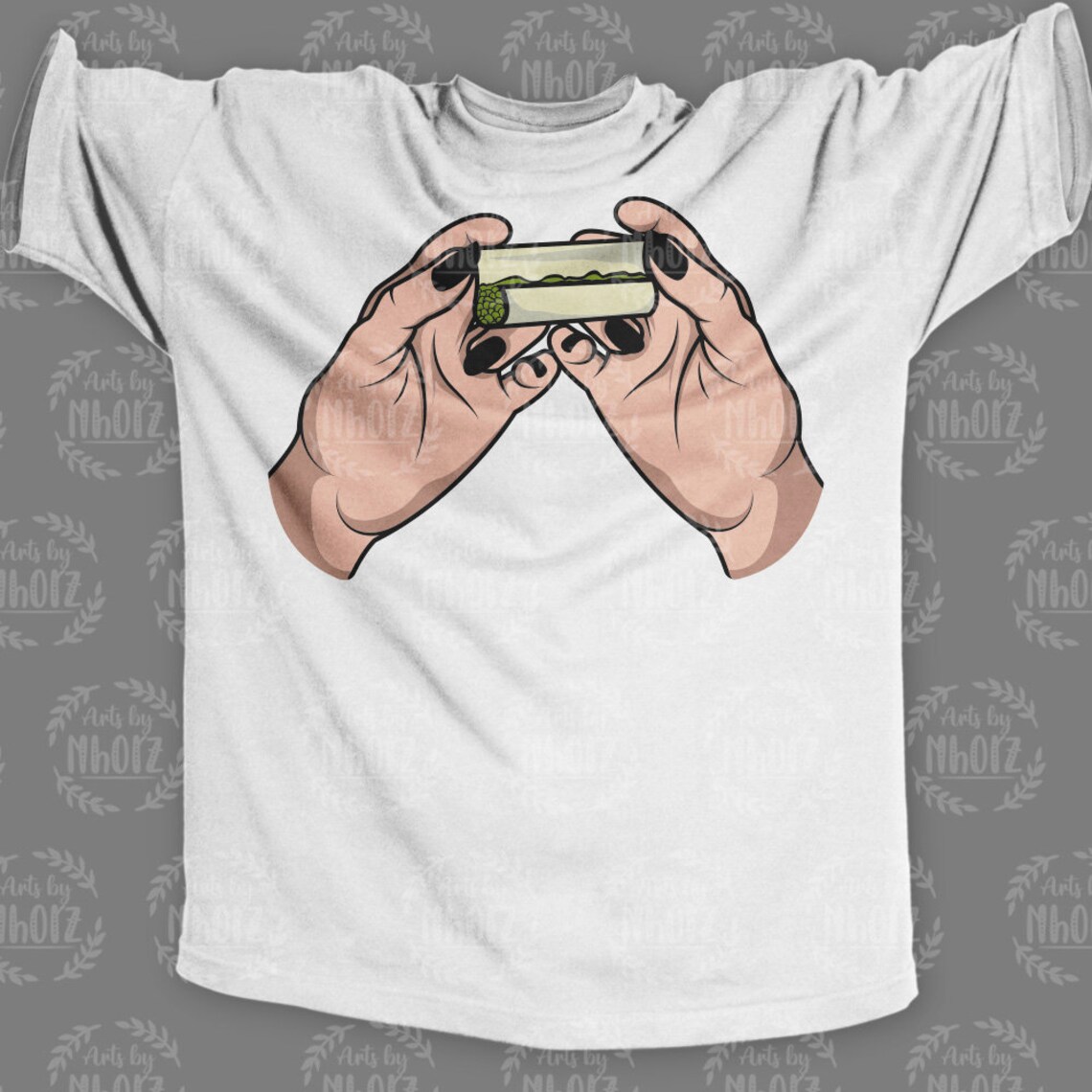 Hand Rolling Joint Svg Marijuana Clipart Cannabis Cut File - Etsy