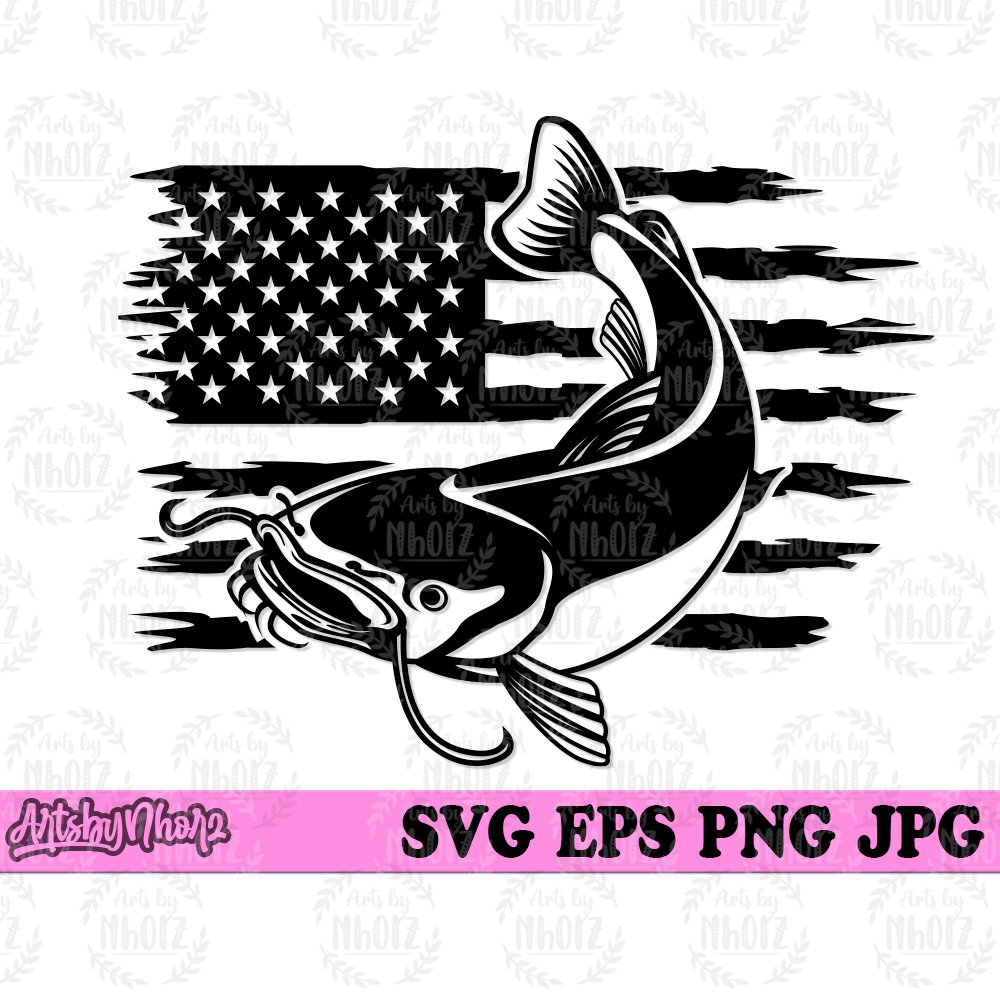 Digital Drawing & Illustration Catfish Cutfile Catfish Png Catfish ...