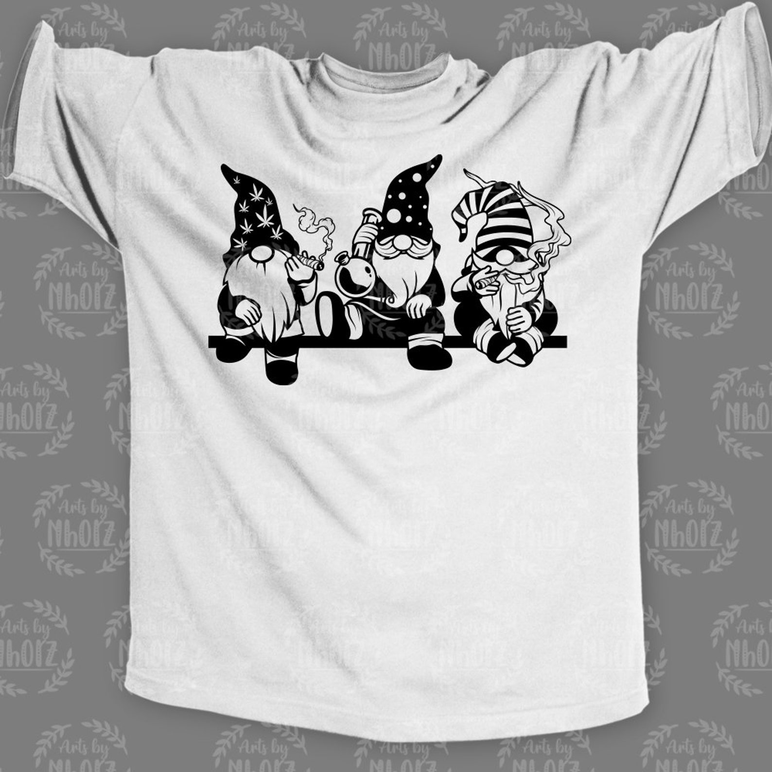 3 Gnomes Smoking Weed Svg 420 Cut Files Cannabis Blunt - Etsy