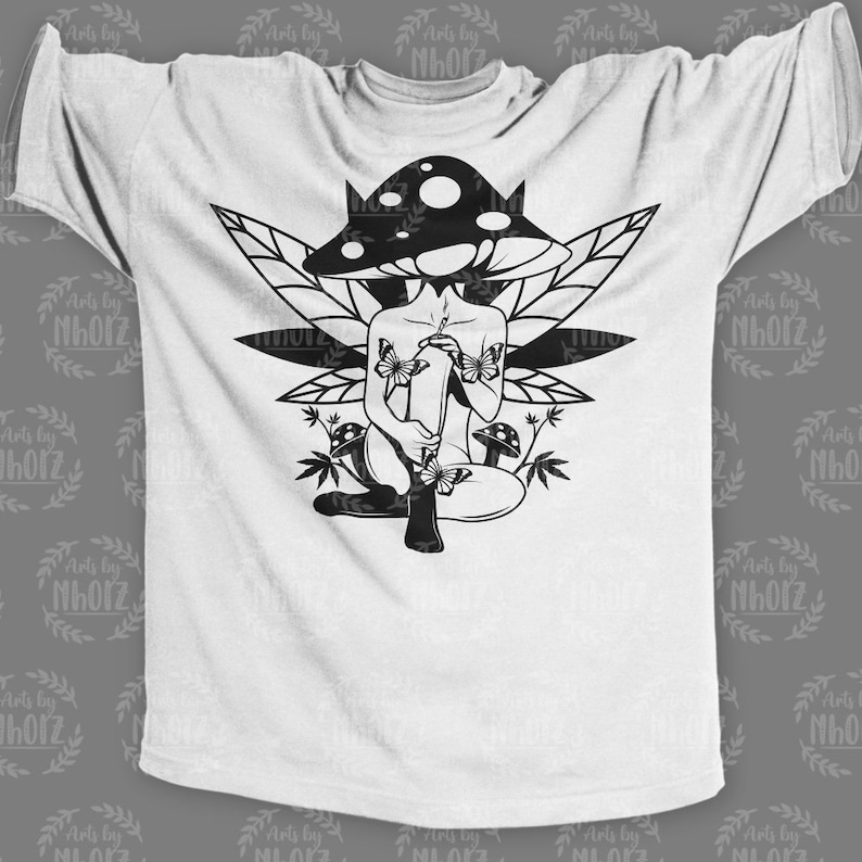 Weed Fairy Mushroom Head Svg Kush Clipart 420 Svg Cannabis - Etsy