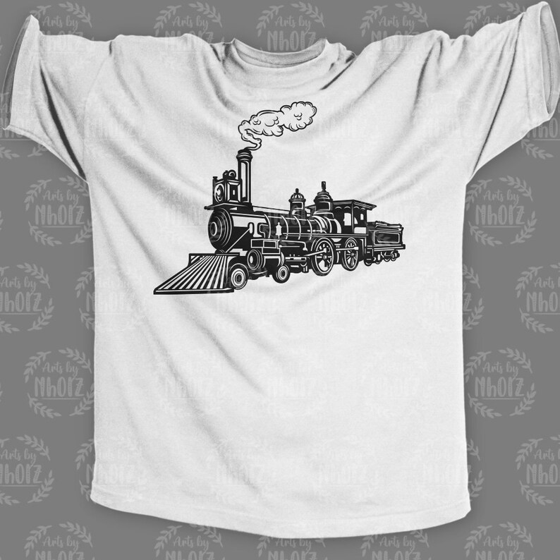 Train Vintage Svg Old School Vehicle Stencil Train Driver - Etsy