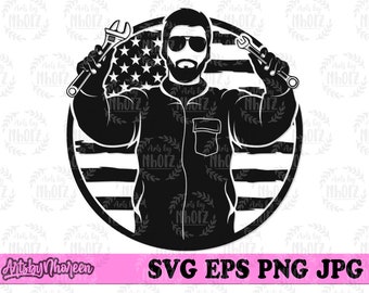 Us Repair Man Svg - Etsy