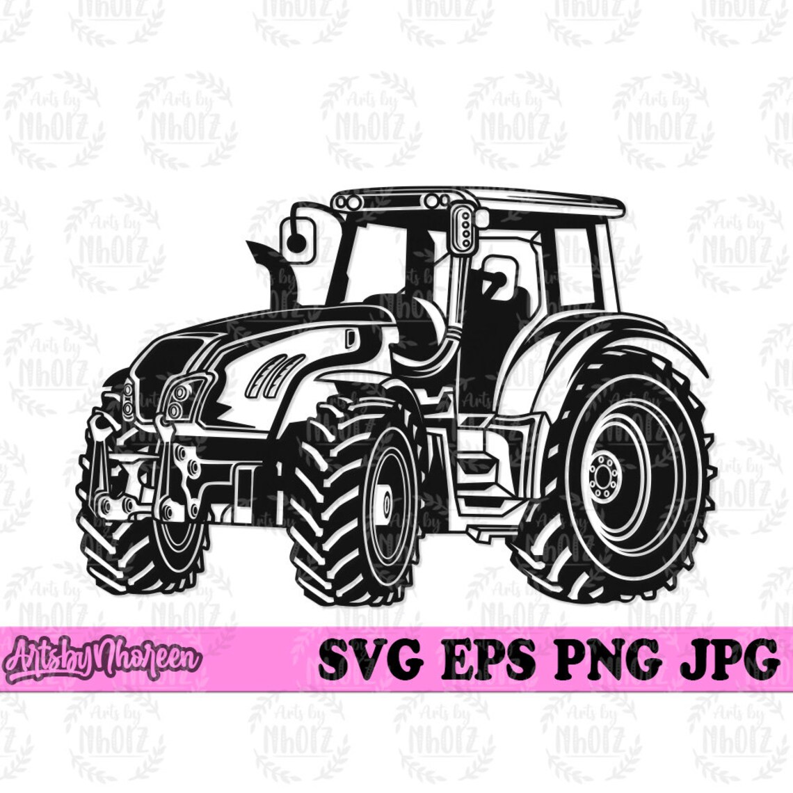 Farm Tractor Svg Tractor Operator Clipart Skilled Driver - Etsy