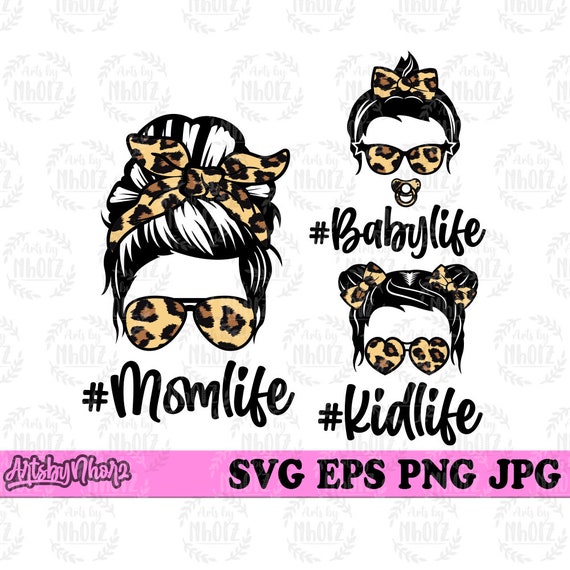 Momlife SVG Bundle Mom Life Svg Kidlife Svg Baby Life Svg - Etsy