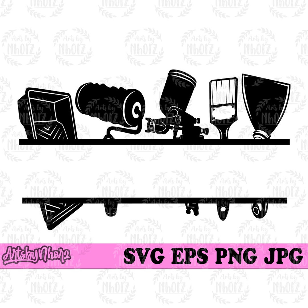 Painter Tools Svg, Painting Jpeg Svg, Paint Shirt Svg, Paint Brush Svg ...