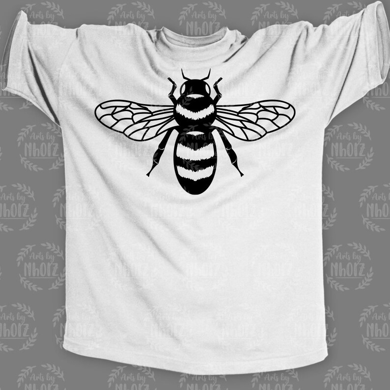 3 Bees Svg Flying Insect Clipart Honey Bee Cut File Nectar - Etsy