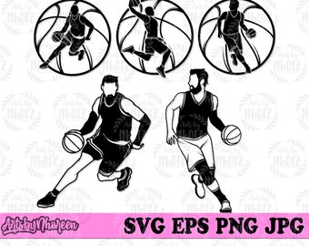 Basketball Guard Svg - Etsy