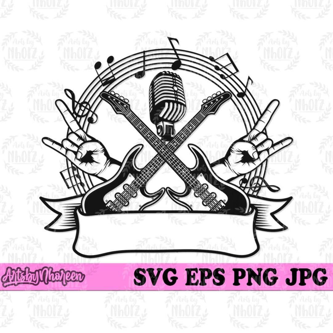 Rock Musician Jpeg Svg, Rockers T-shirt Design Png, Recording Label ...