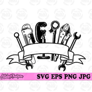 Plumber Tools Svg, Plumbing Clipart, Pipe Repairman Cut File, Pipe ...