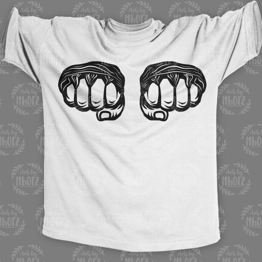 Fighter MMA Fist Svg Mixed Martial Arts Cut File Jiu Jitsu - Etsy