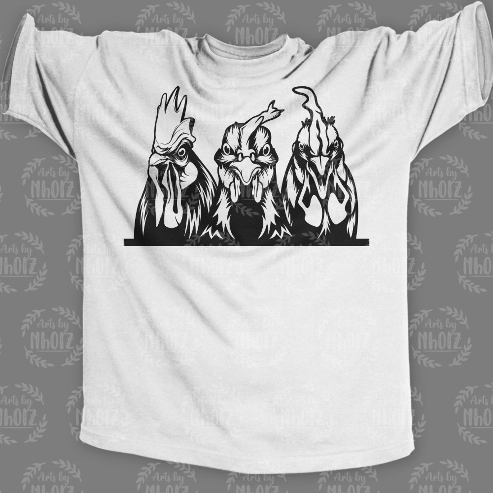 3 Rooster Peeking Svg Rooster Head Clipart Chicken Male Cut - Etsy