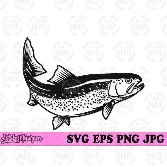 Drawing & Illustration Angler Cut File Fisherman Gift Idea| Fishing ...