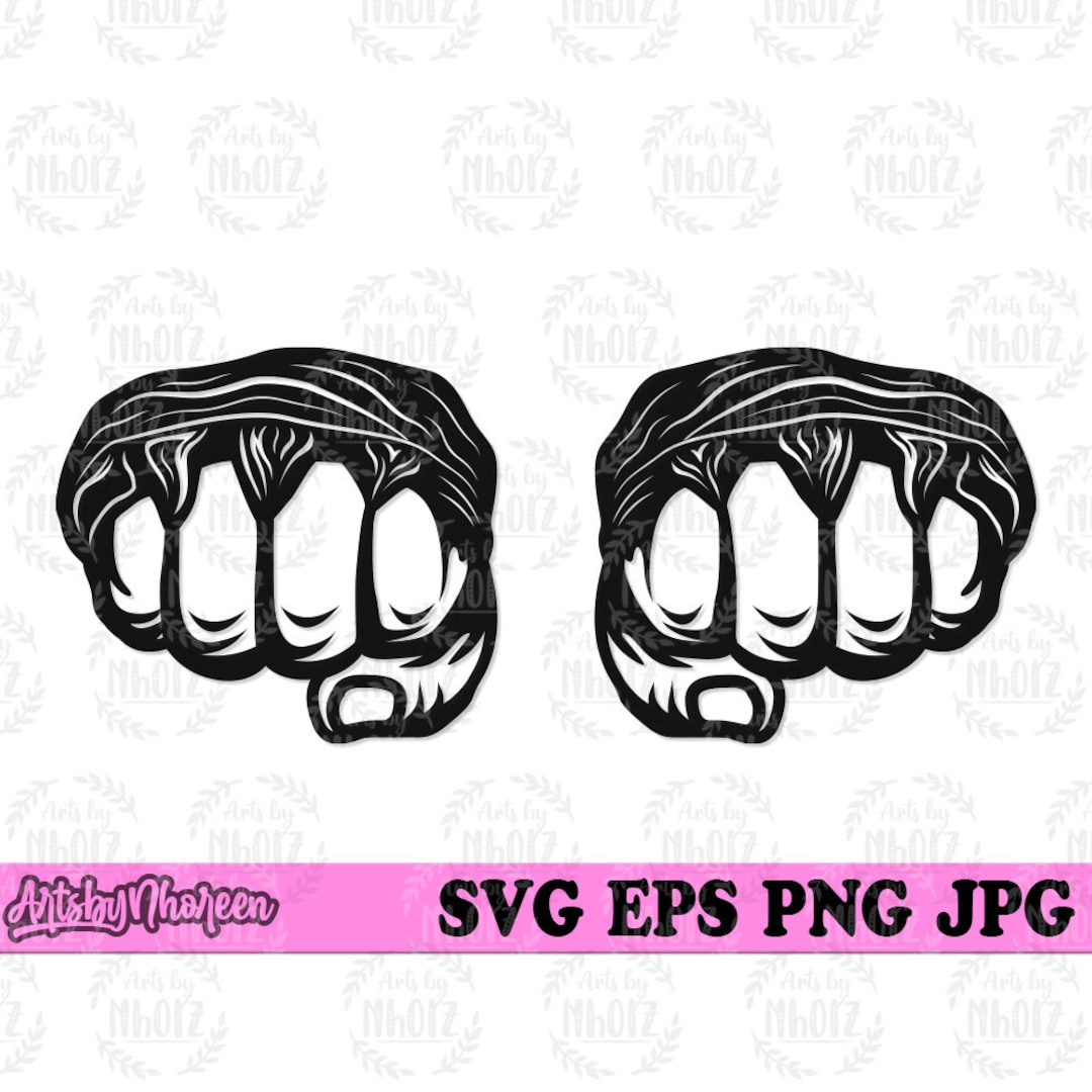 Fighter MMA Fist Svg | Mixed Martial Arts Cut File | Jiu Jitsu Clipart ...