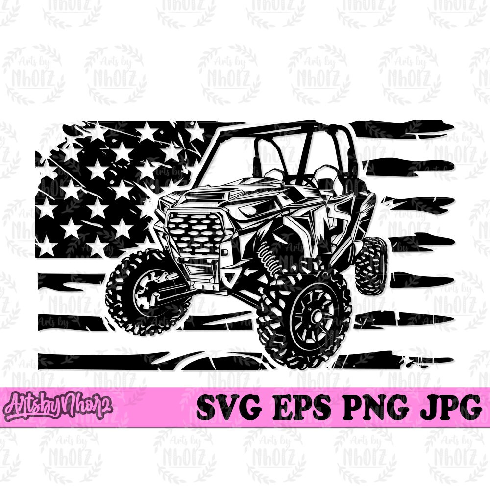 US RZR Atv svg, ATV Illustration, Atv Clipart, Atv Cutfile, US Rzr svg ...