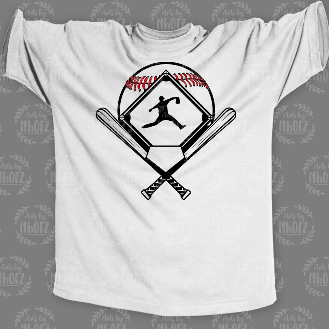 Baseball Scene Field Svg, Baseman Player Clipart, Pitcher Cut File ...