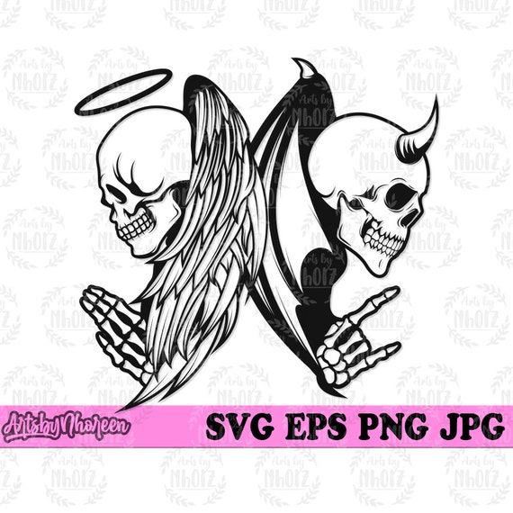 Angel And Devil Clipart