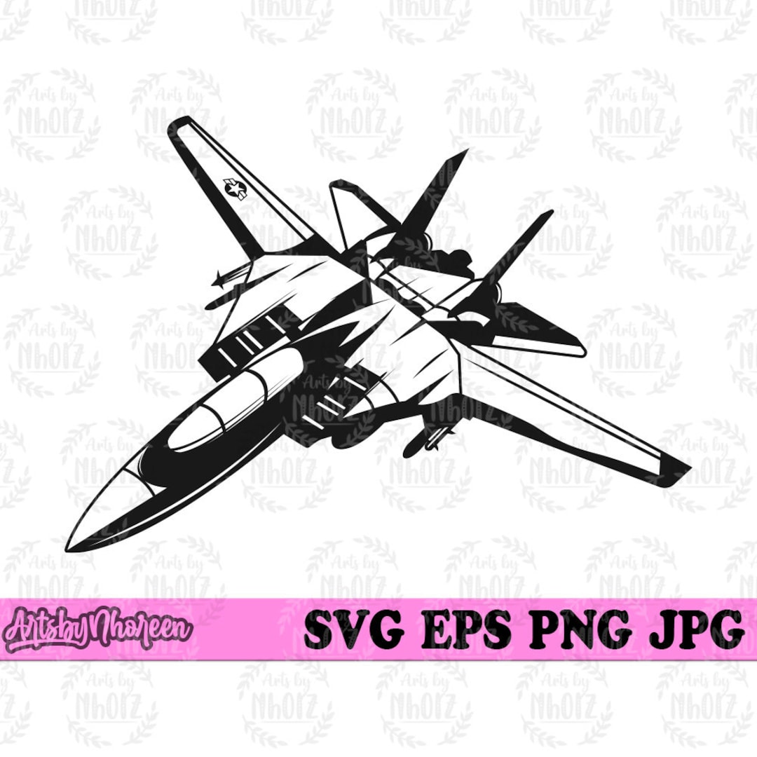 Fighter Jet Svg, Air Force Cut File, Sky Battle Scene Png, Firing Sky ...