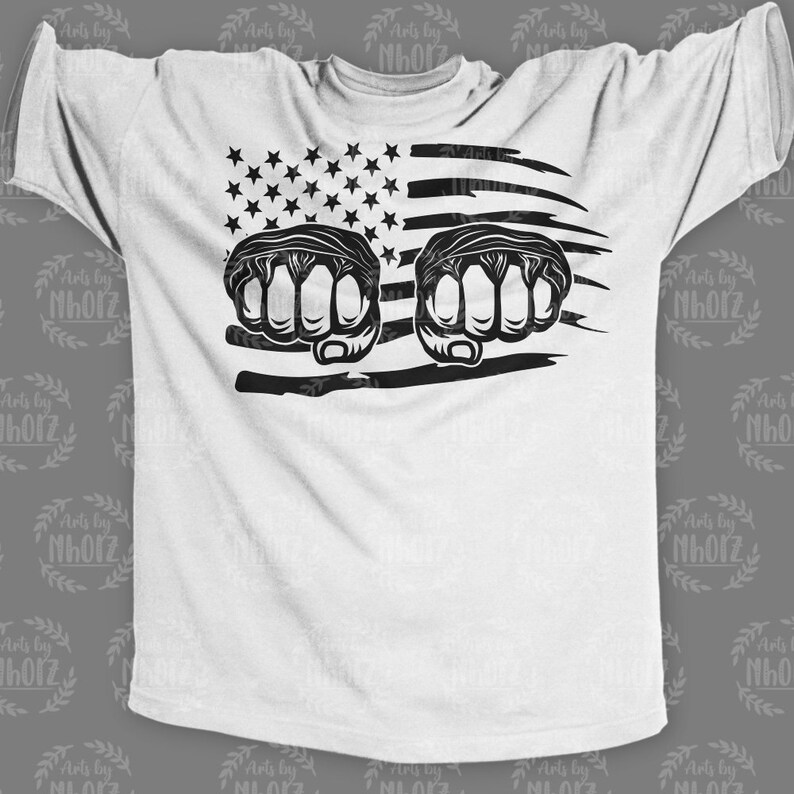 USA MMA Fighter Fist Svg Mixed Martial Arts Cut File Jiu - Etsy