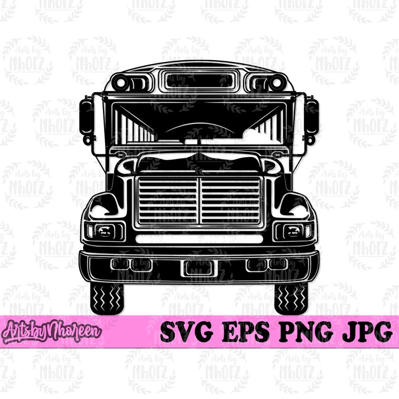 School Bus Svg Back to School Clipart Elementary Stencil - Etsy