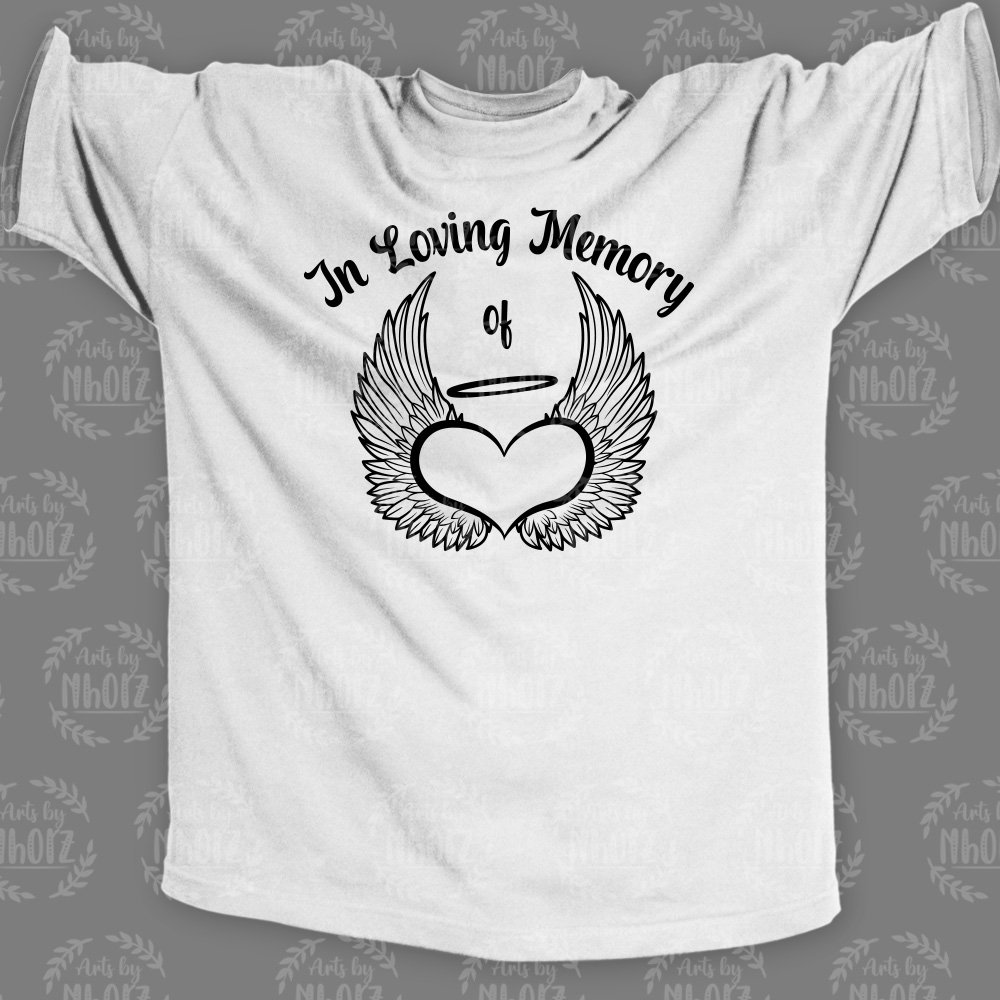 In Loving Memory Svg Death Anniversary T-shirt Design Png - Etsy