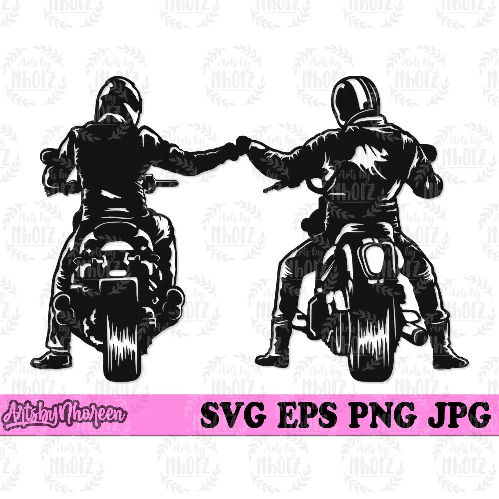 US Biker Fist Bump Svg, Rider Dad T-shirt Design Png, Bike in Tandem ...