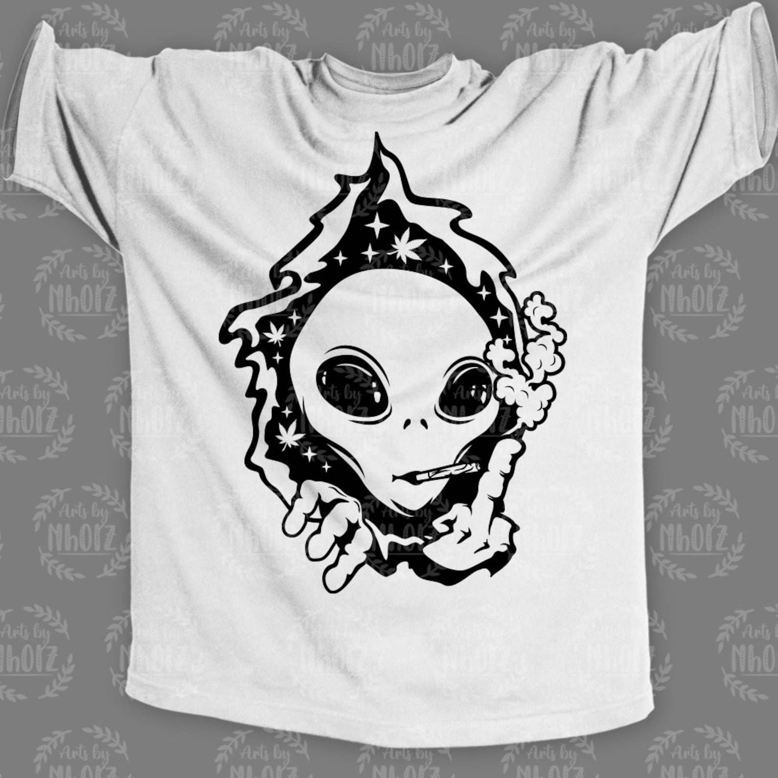 Alien Smoking Joint Svg Alien Smoking Weed Svg Rasta Alien - Etsy UK