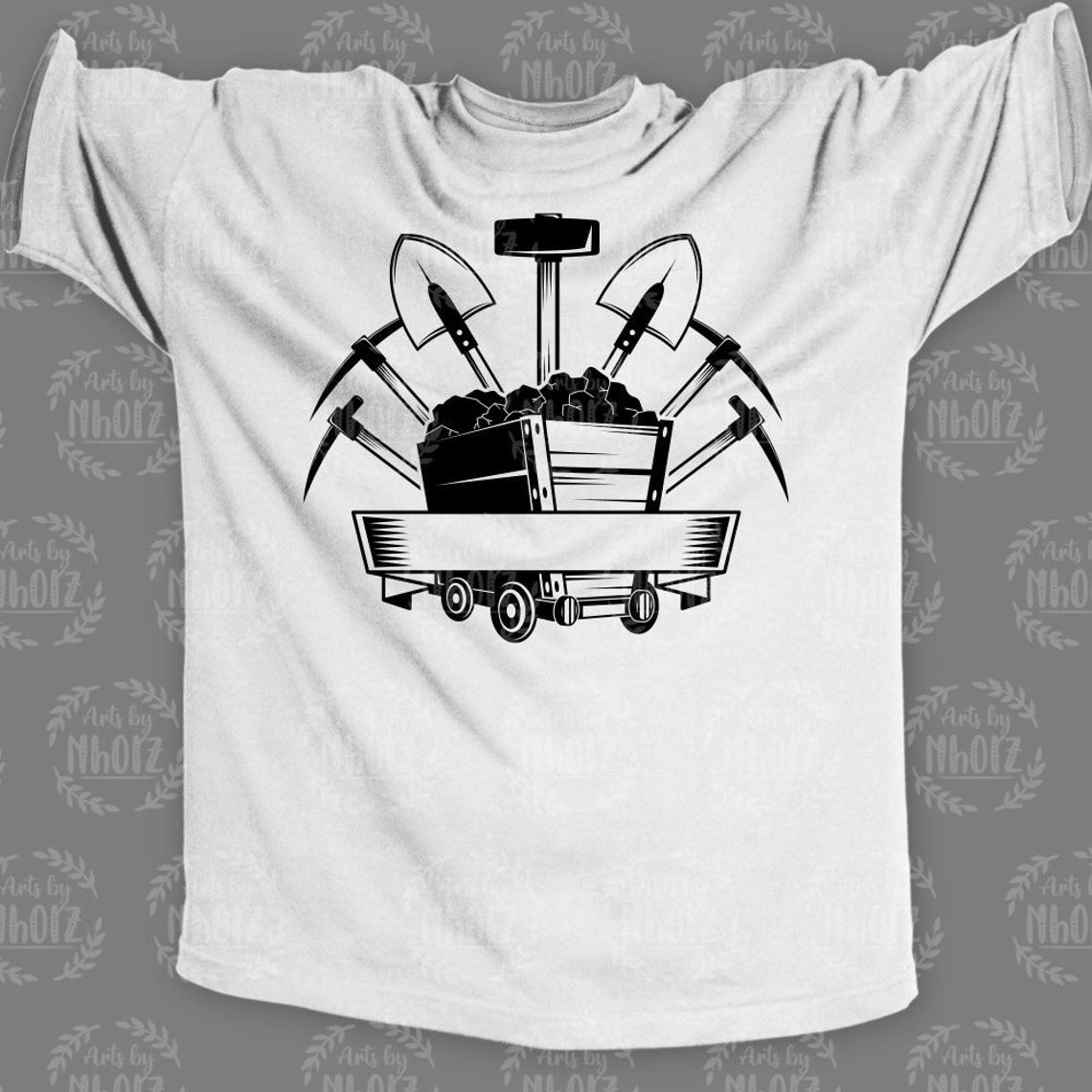 Mining Tools Svg Miner Dad Shirt Gift Idea Dxf Mine Land - Etsy