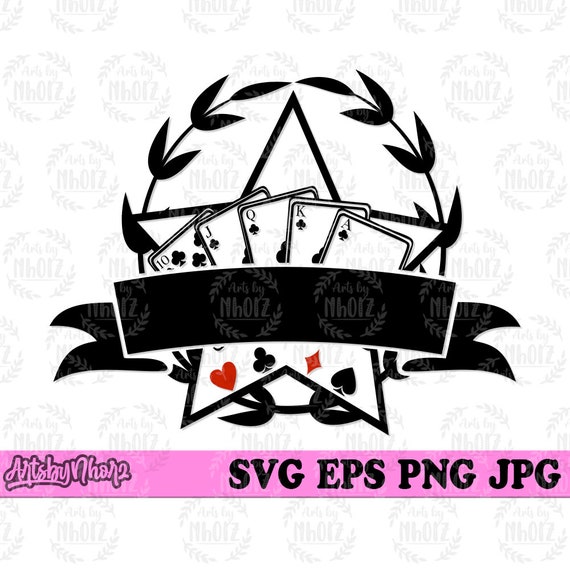Playing Cards Svg Gambler Shirt Svg Lucky 9 Svg Cards | Etsy