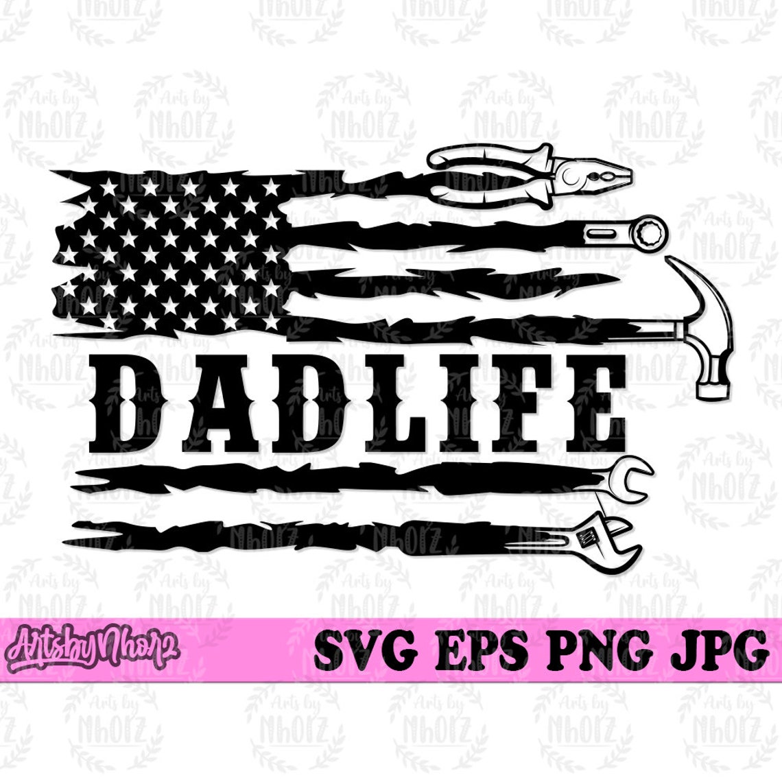 Dad Life Repair Tools Svg, Repair Dad Svg, Repairman Svg, Repair Tools ...