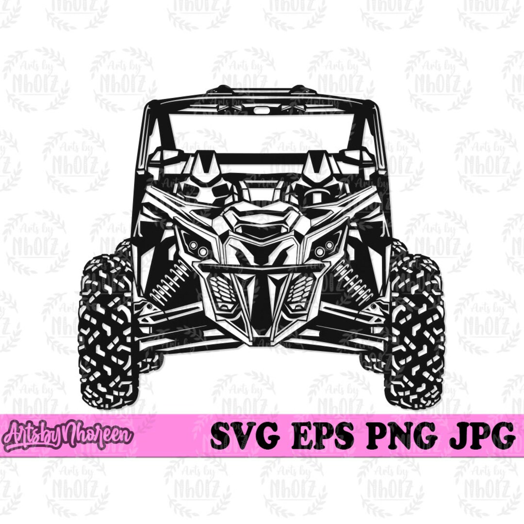 ATV Svg, Mud Ride Clipart, Extreme Sports Cut File, off Road Driver Dad ...