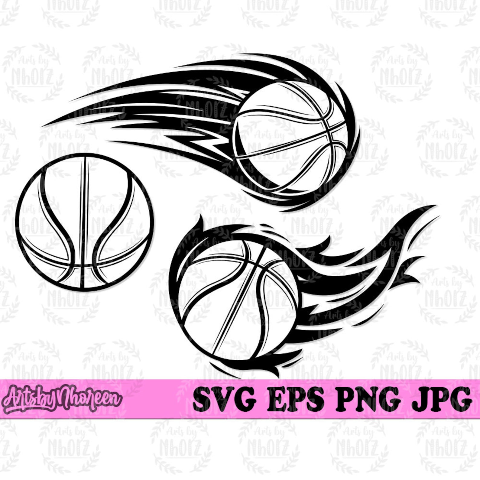 Flaming Basketball SVG Bundle Ball Life Shirt Png Sports Dad - Etsy