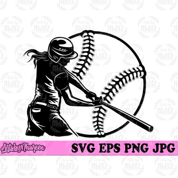 Softball Player Svg Sports Mom T-shirt Design Png Ball is - Etsy