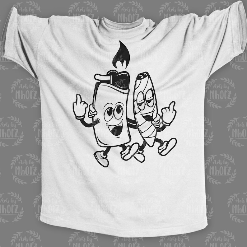 Lighter and Joint Best Friends Svg Best Bud Clipart Weed - Etsy