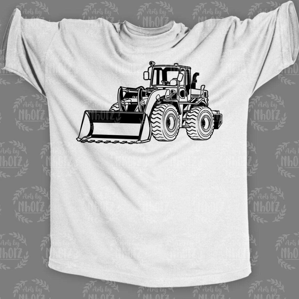 Bulldozer Svg Bulldozer Monogram Stencil Machine Operator - Etsy